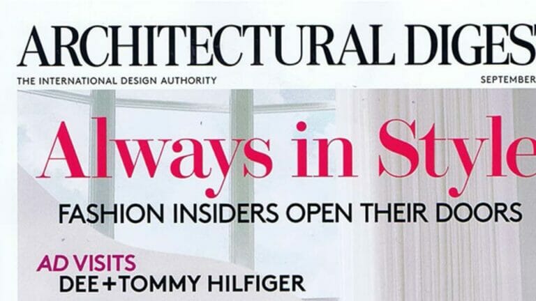 Featured on the cover of Architectural Digest | Caesarstone A&D